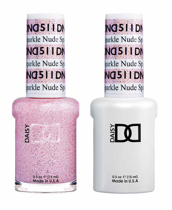 Nude Sparkle #511 - Daisy DND Matching Gel Duo Set | NailMall