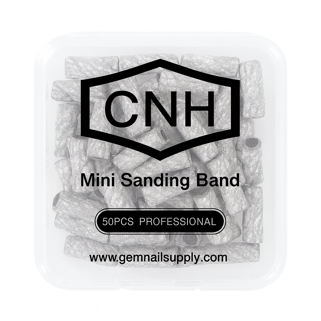 CNH White Sanding Bands 150 Grit (50pcs) Professional Nail Drill Bands ...