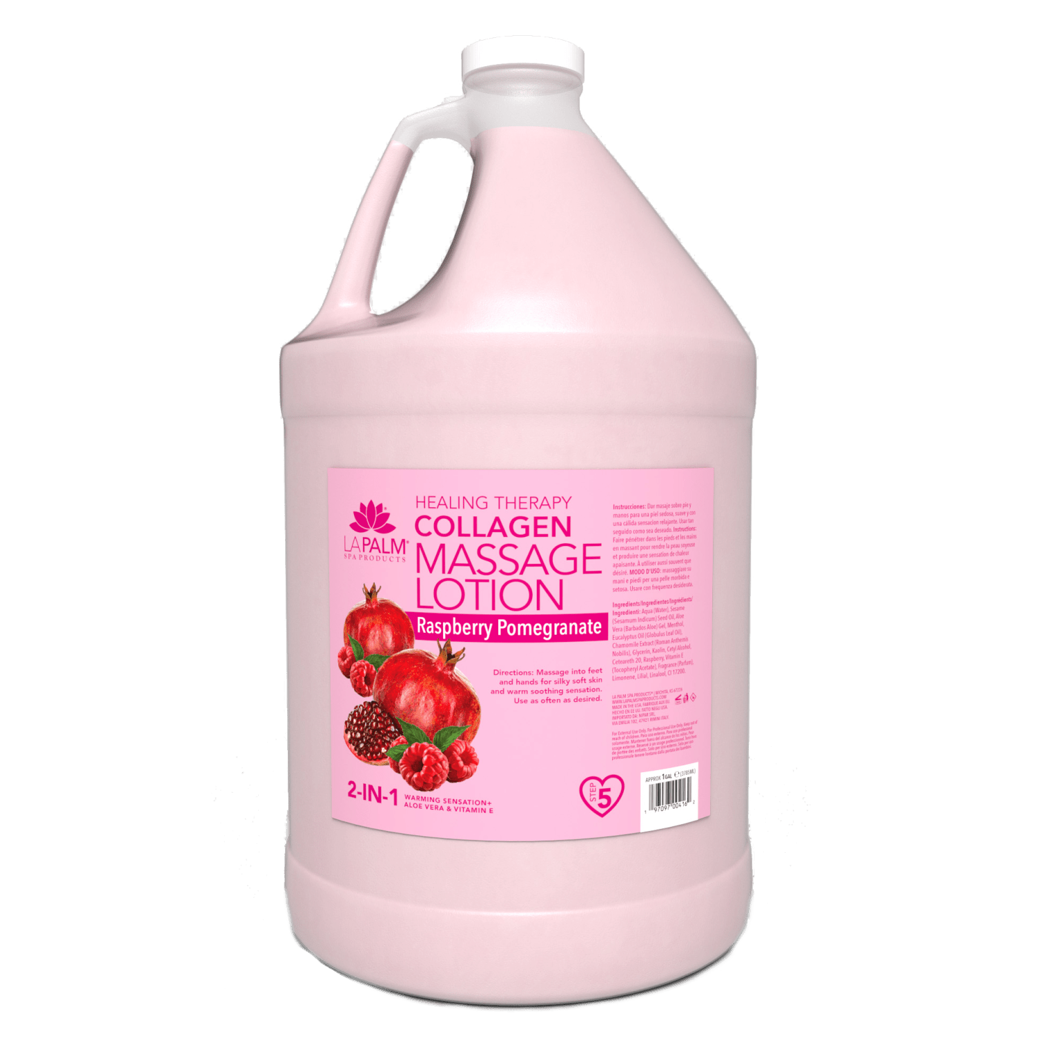 La Palm - 2-in-1 Massage Lotion - Raspberry Pomegranate – NAILMALL