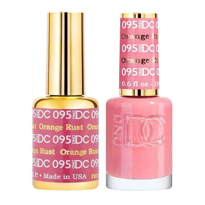 Orange Rust - DC95 - DND DC Duo - Gel & Lacquer Combo – NAILMALL