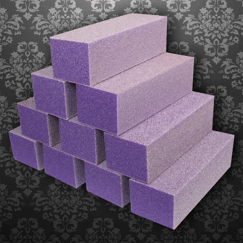 Purple Buffer White Grit Premium 3-Way | NailMall
